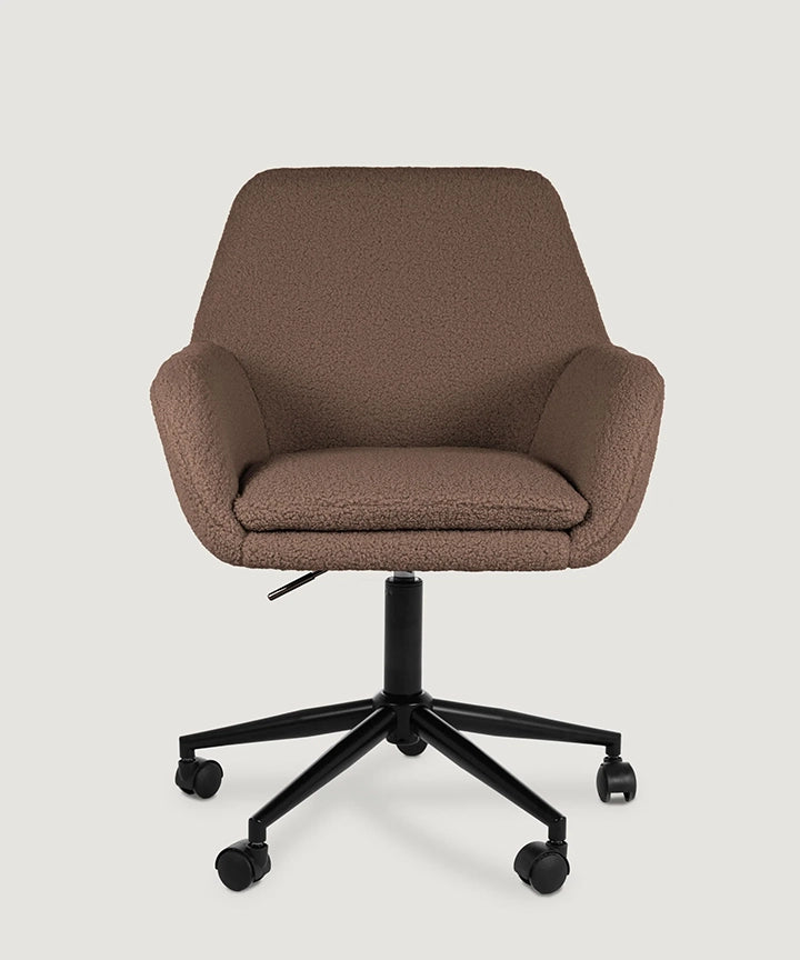 White and brown office chair store